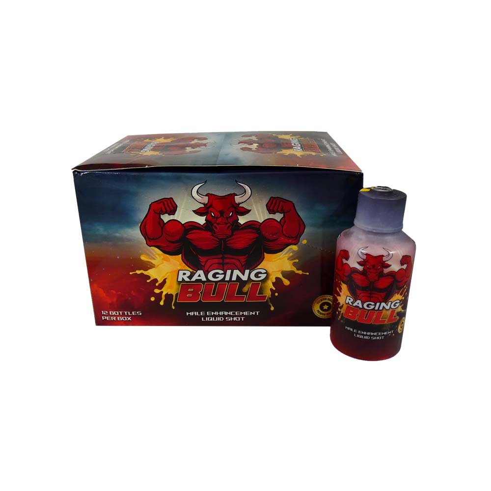 Raging Bull Liquid Shots 12Ct Display - Foxy Bunny