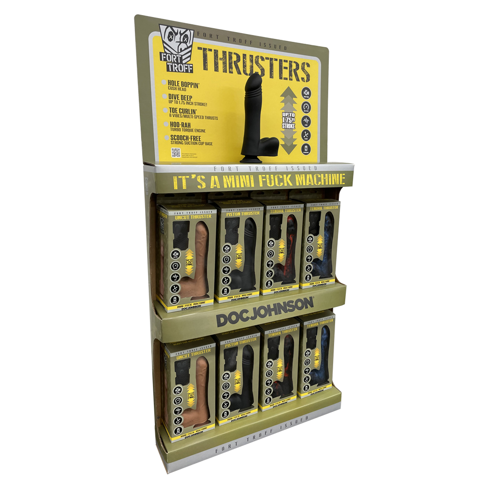 Fort Troff Thrusters Mini Fuck Machine Corrugated Display - Foxy Bunny