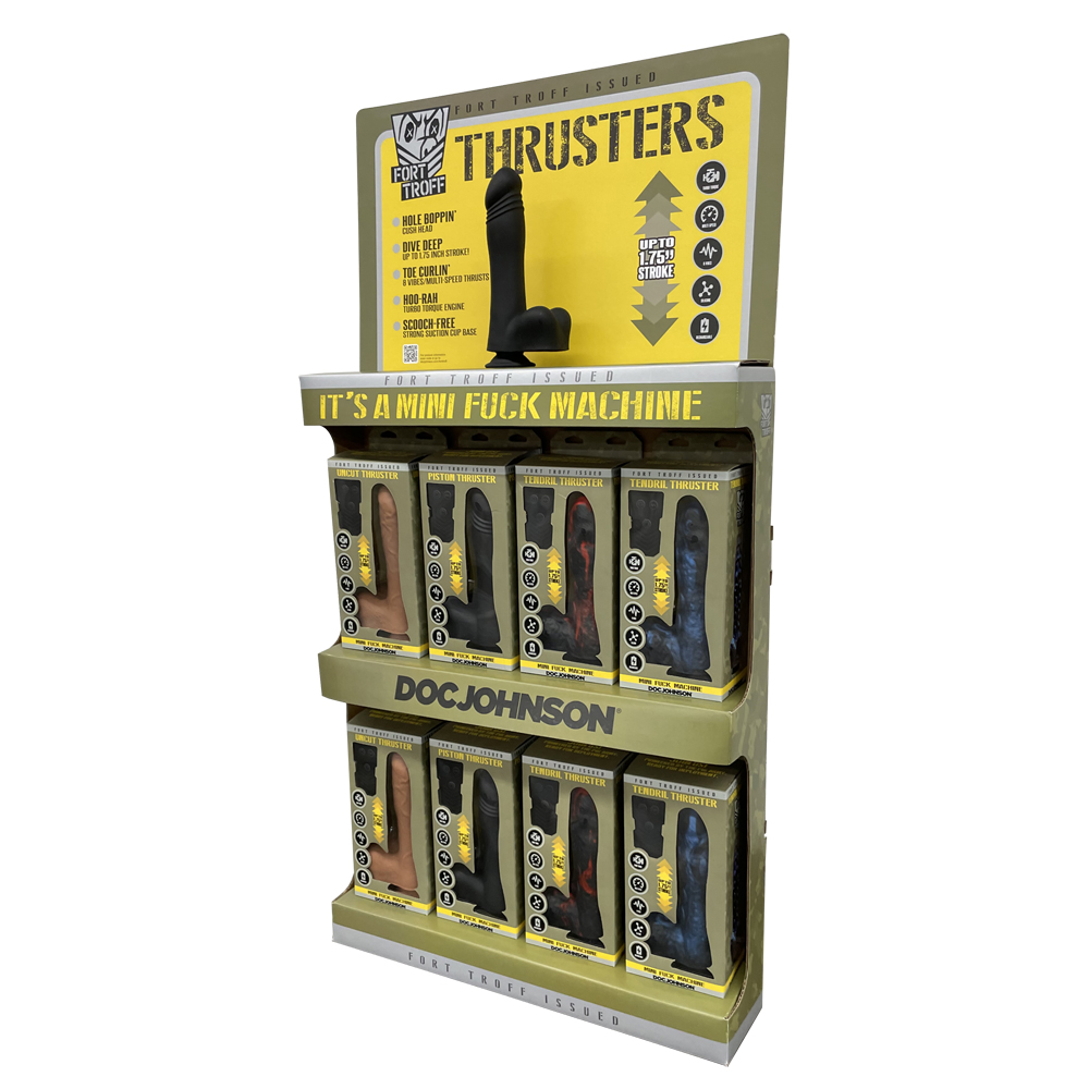 Fort Troff Thrusters Mini Fuck Machine Corrugated Display - Foxy Bunny